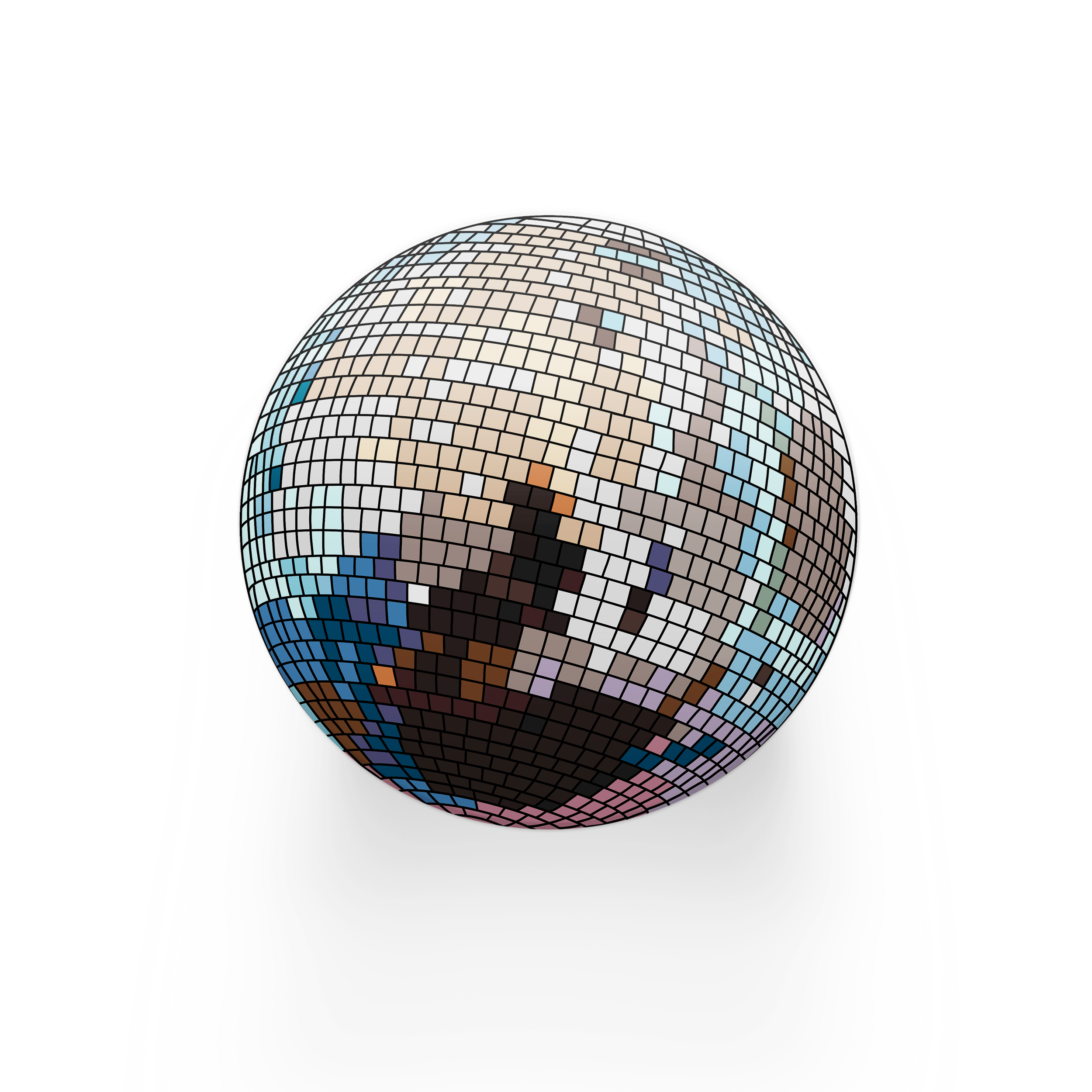 Disco Ball Coaster – Velvet & Verde